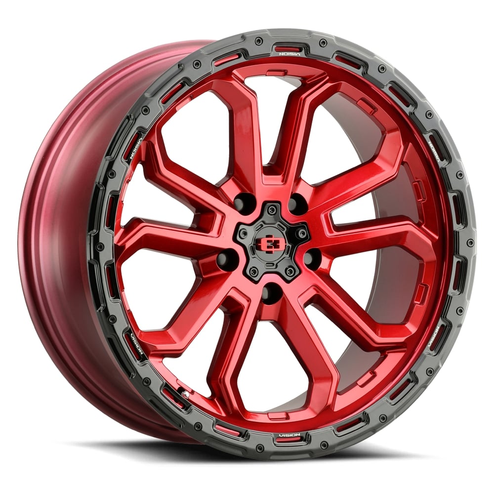 Vision Wheels 405 Korupt Red Black – aspire MOTORING