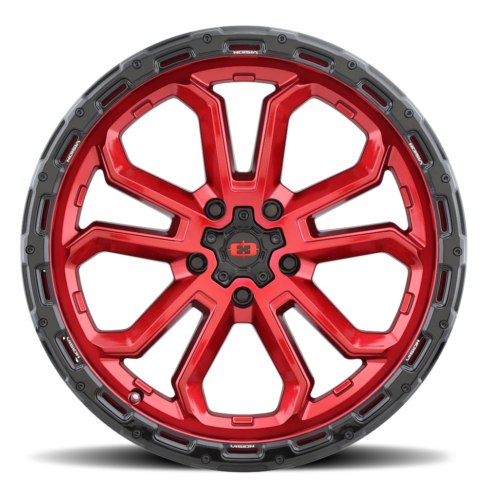 Vision Wheels 405 Korupt Red Black – aspire MOTORING