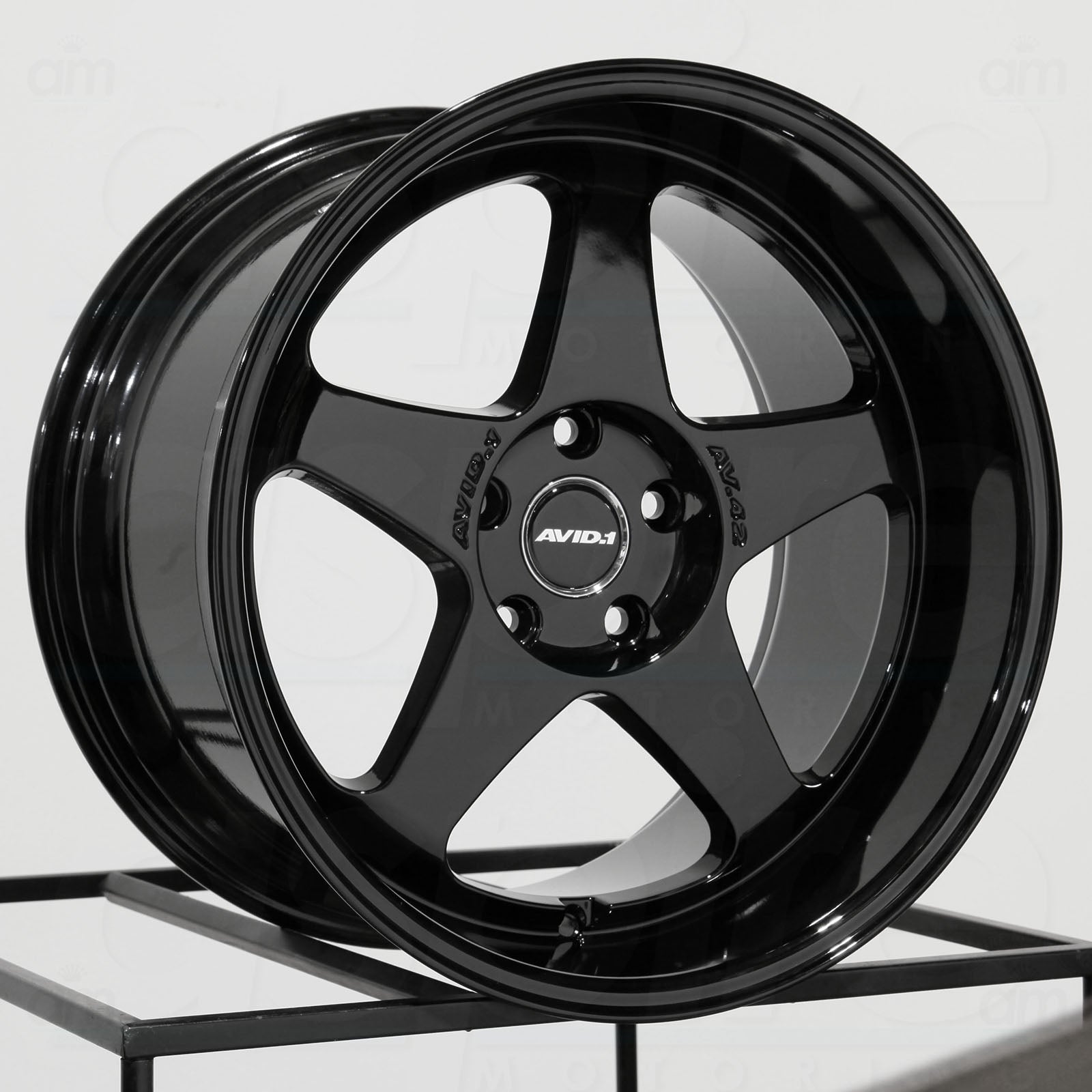 AVID1 Wheels AV42 Gloss Black – aspire MOTORING