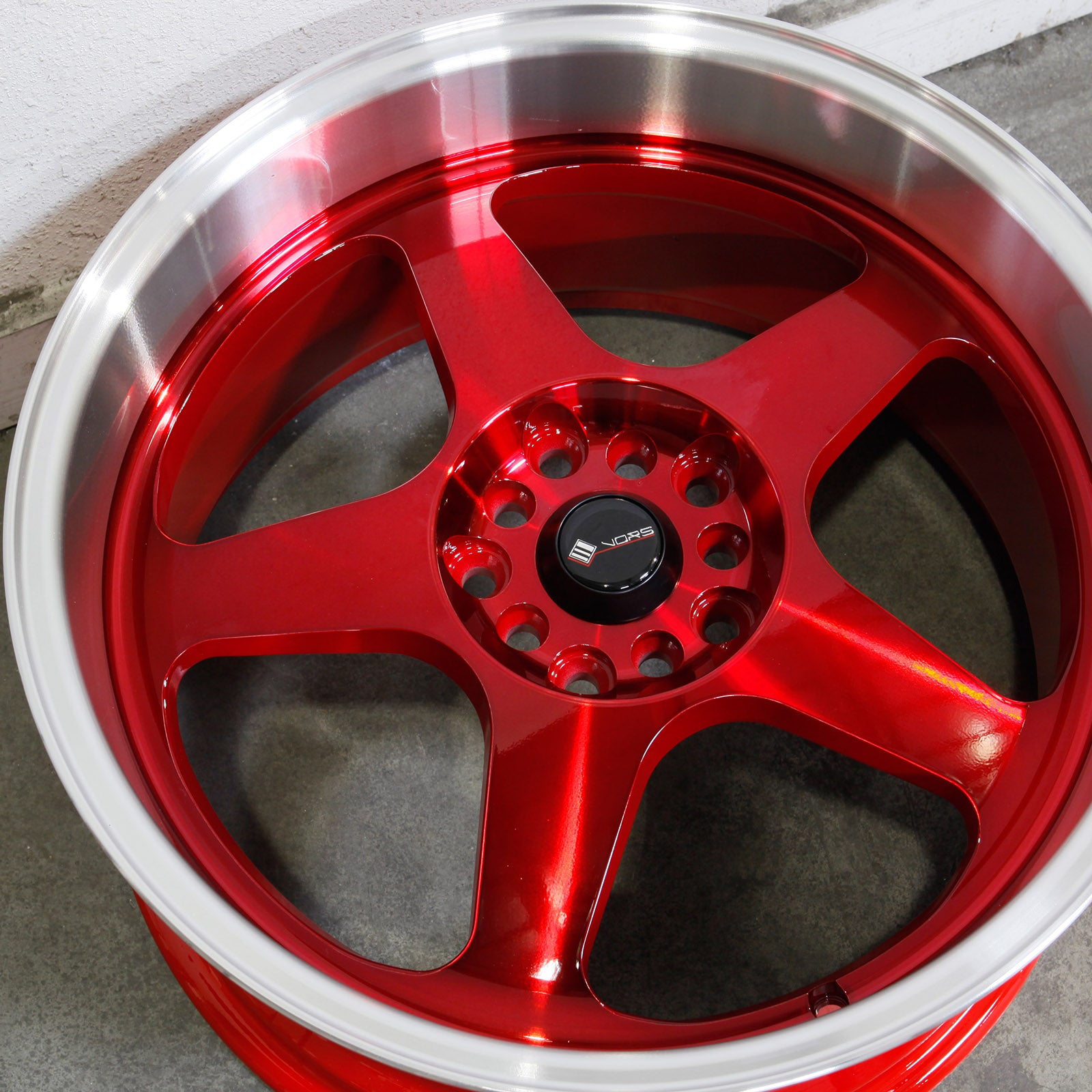 Vors Wheels SP1 Red Machine Lip – aspire MOTORING