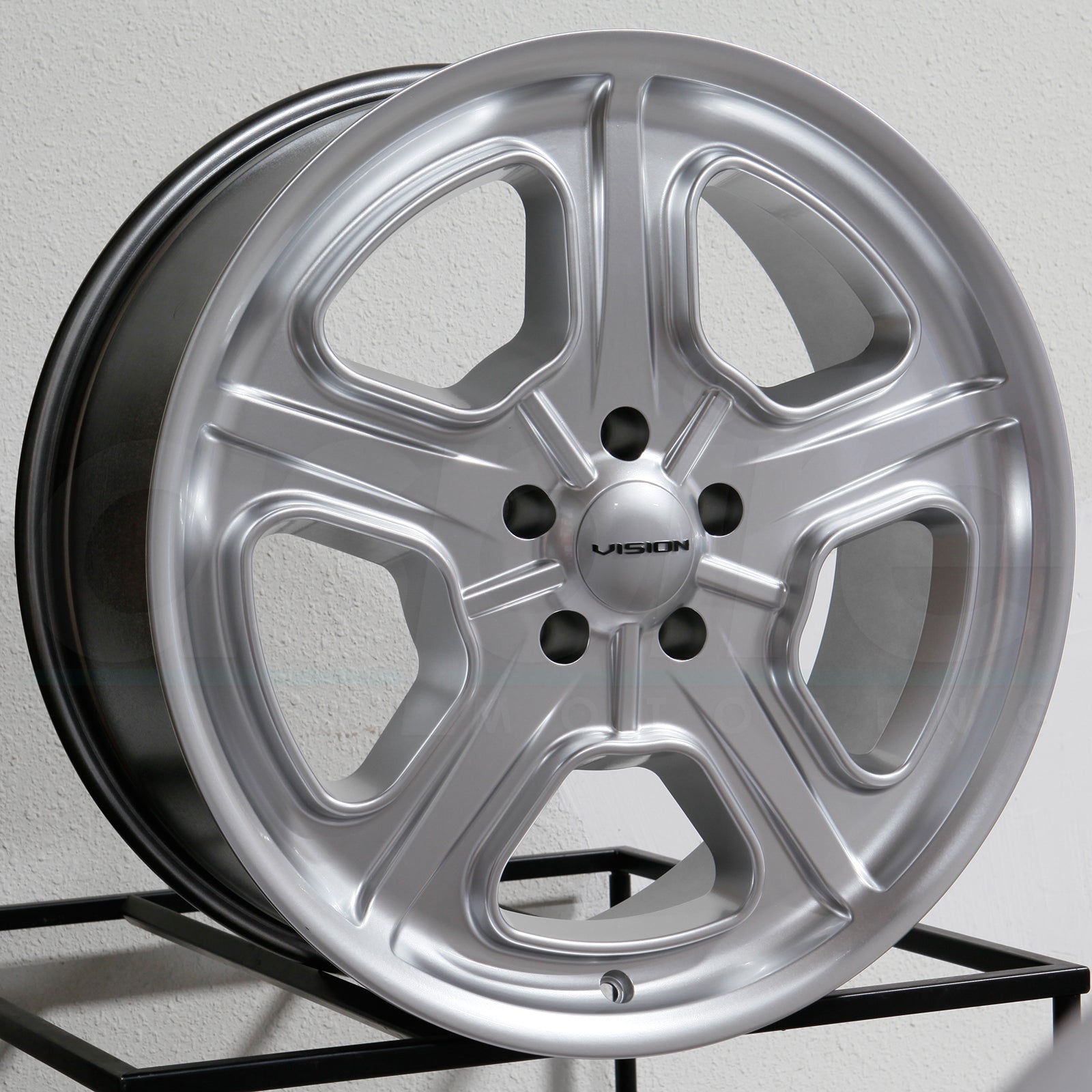 Vision Wheels 147 Daytona Hyper Silver – aspire MOTORING