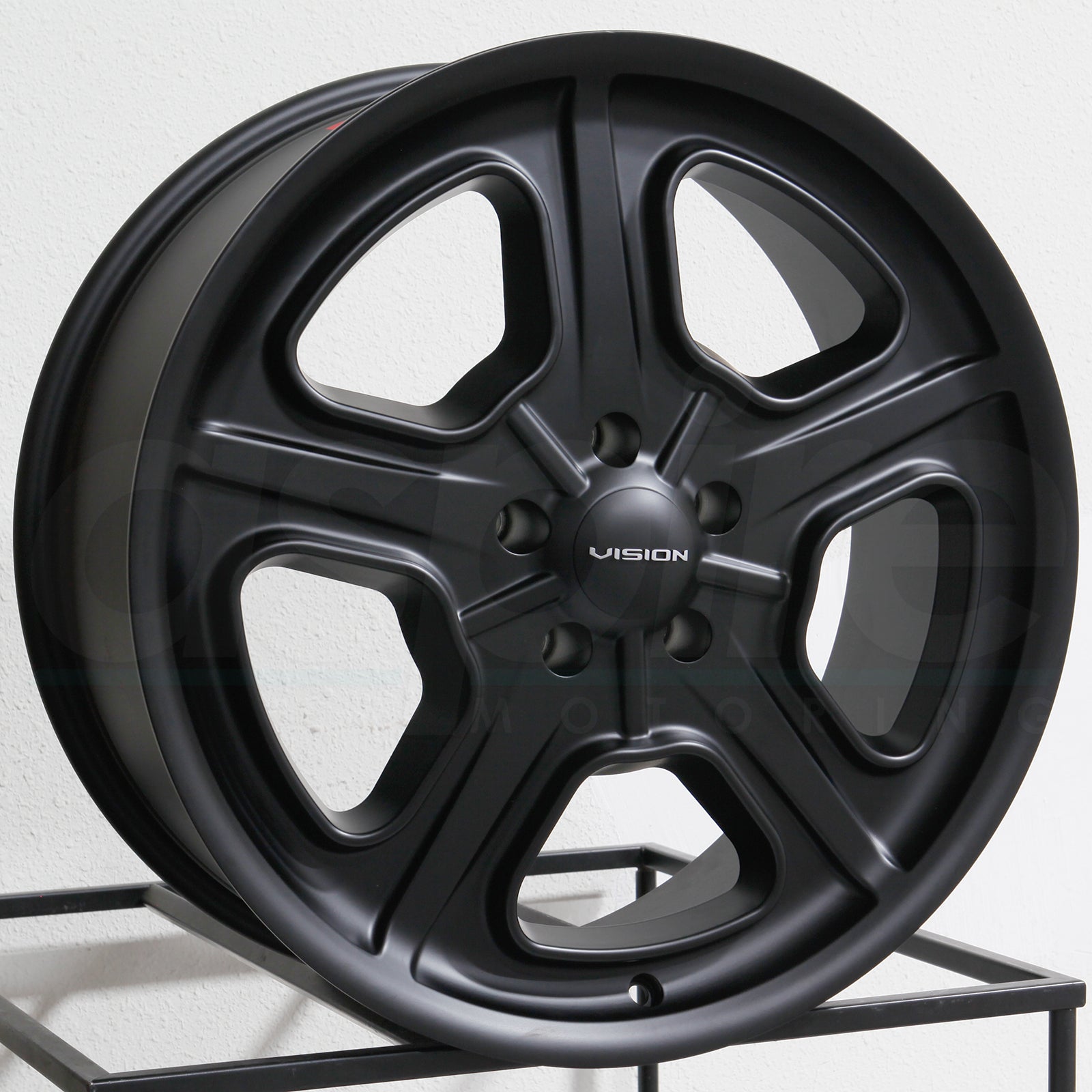 Vision Wheels 147 Daytona Satin Black – aspire MOTORING