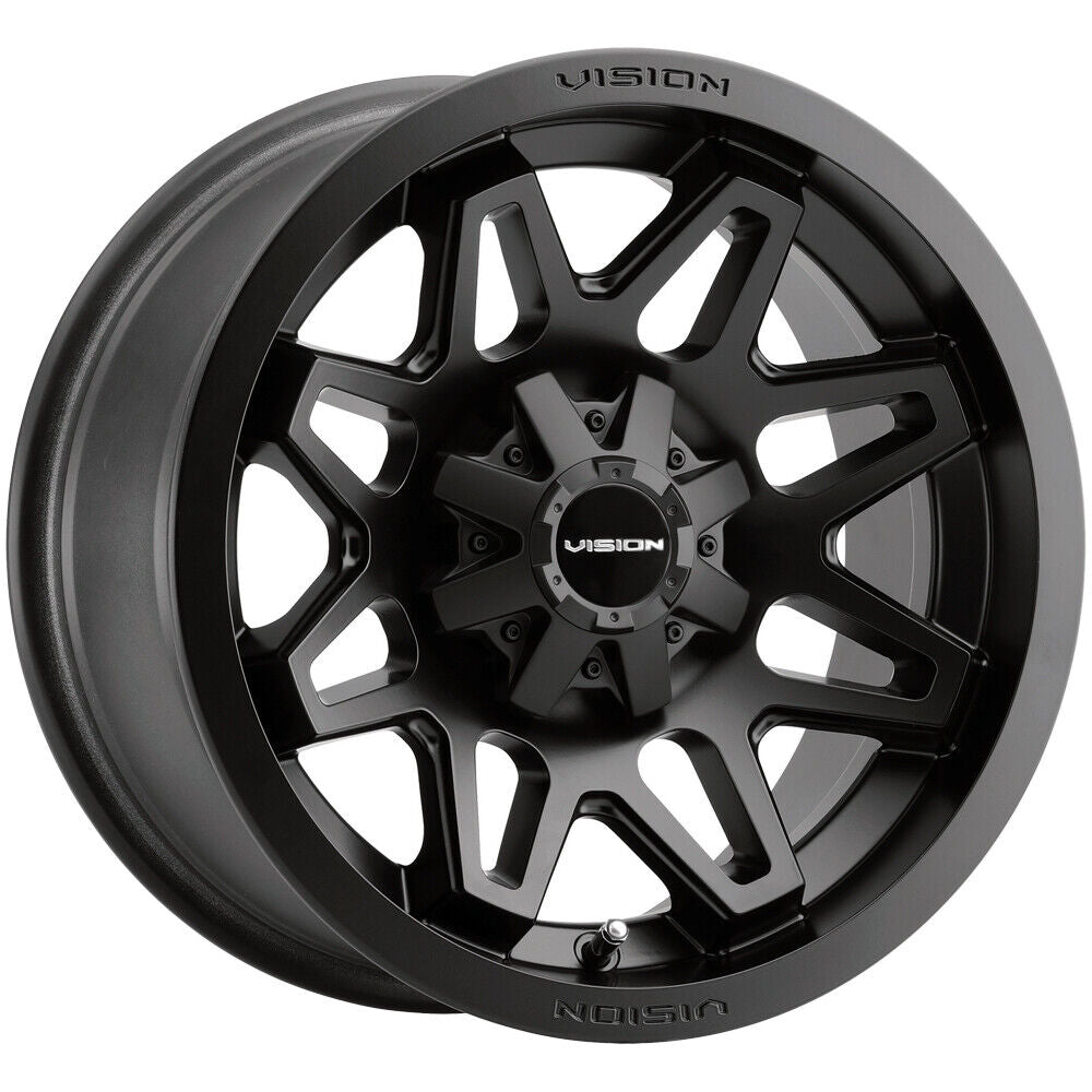 Vision ATV Wheels 416 Se7En ATV Matte Black – aspire MOTORING