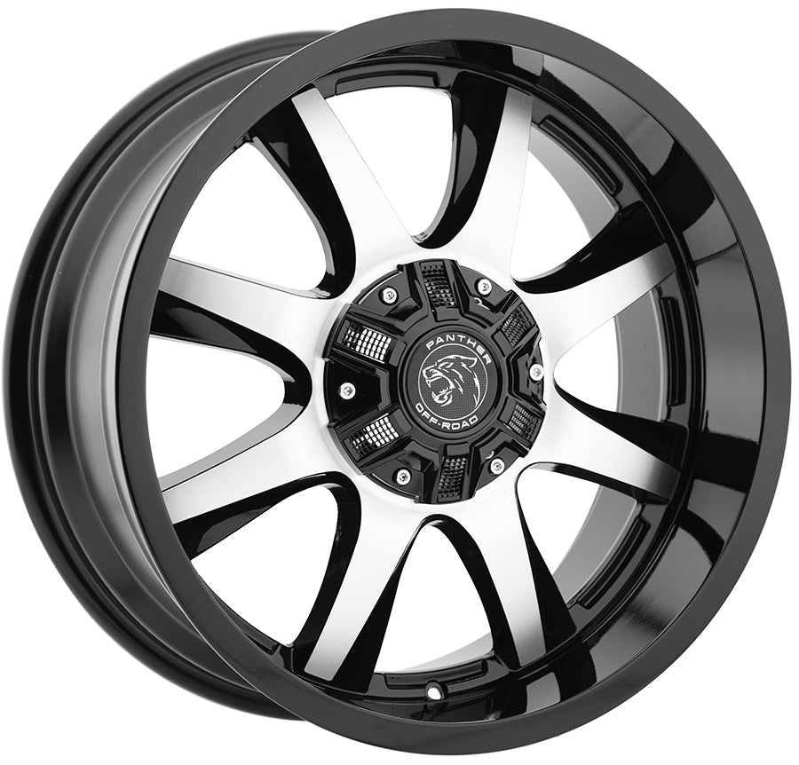Panther Off Road Wheels 578 Black Machine – aspire MOTORING