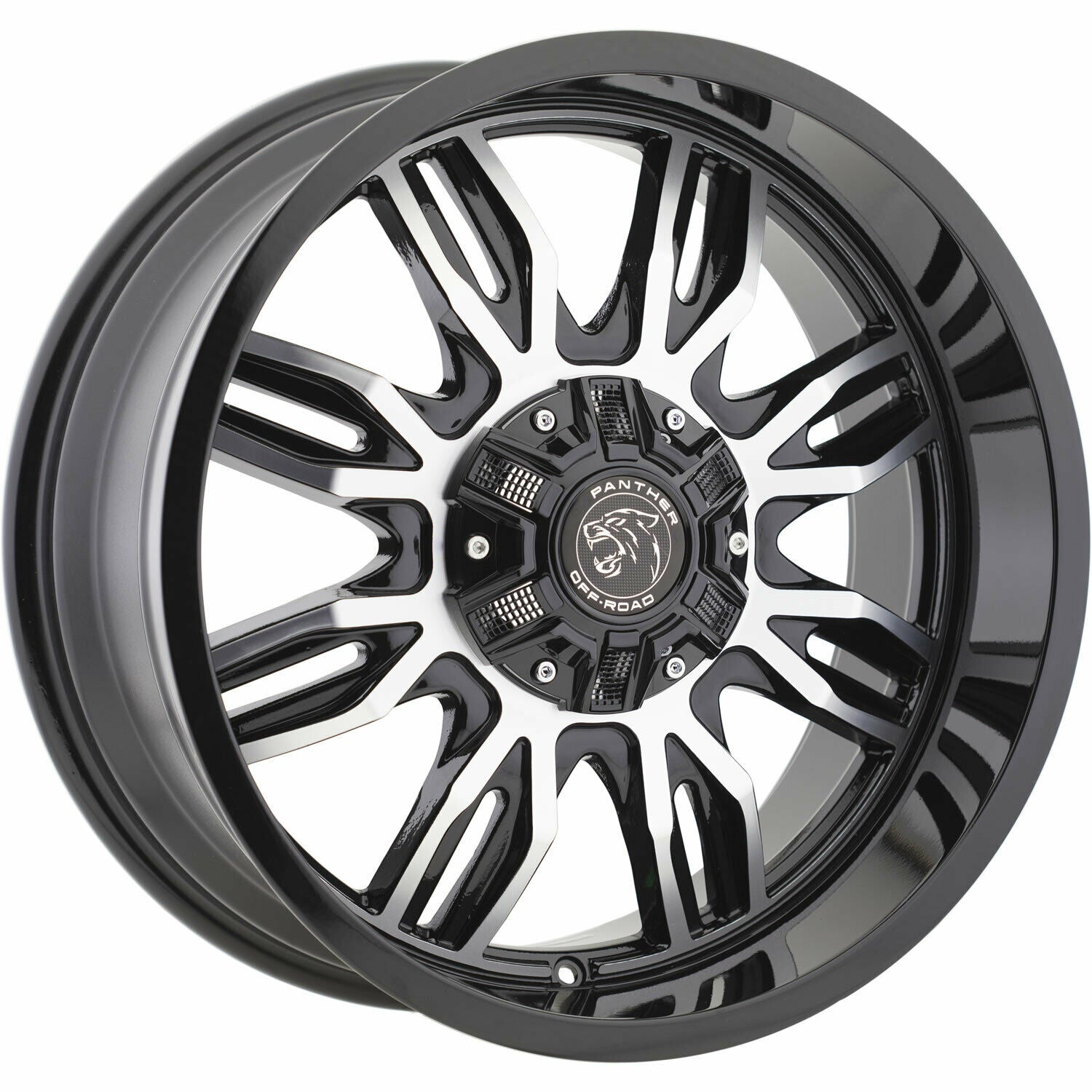 Panther Off Road Wheels 580 Black Machine – aspire MOTORING