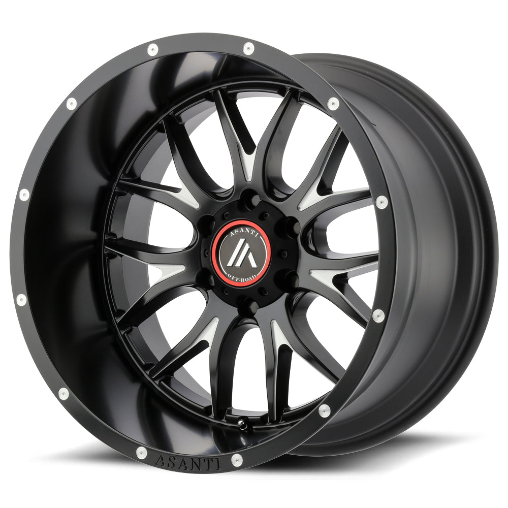 Asanti Off Road Wheels AB807 Carbine Satin Black Milled – aspire MOTORING