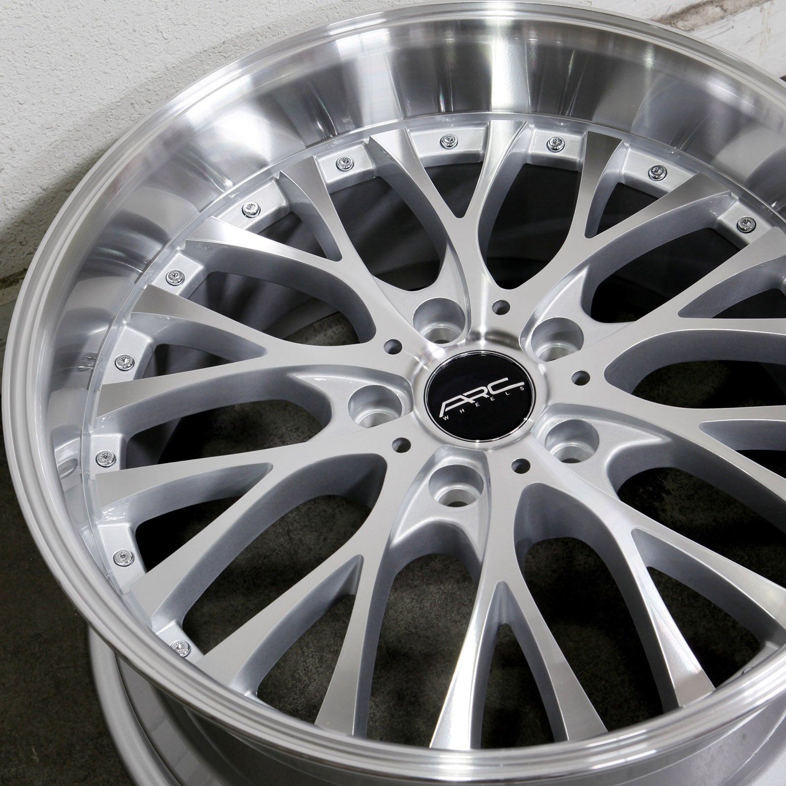 ARC Wheels AR6 Silver Machined – aspire MOTORING
