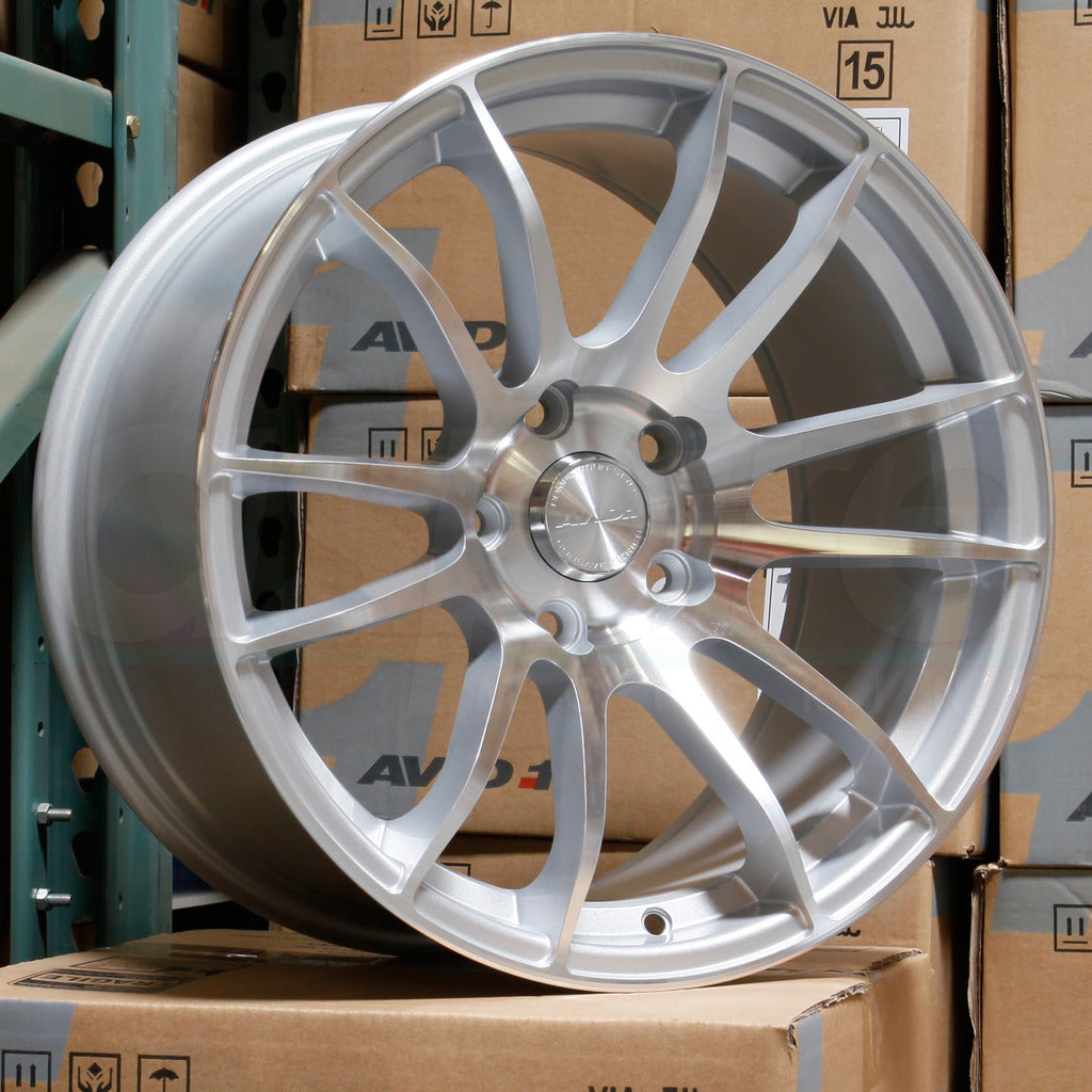 AVID1 Wheels AV20 Silver Machined – aspire MOTORING