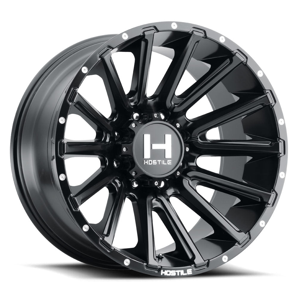 Hostile Wheels H123 Typhoon Full Black – aspire MOTORING
