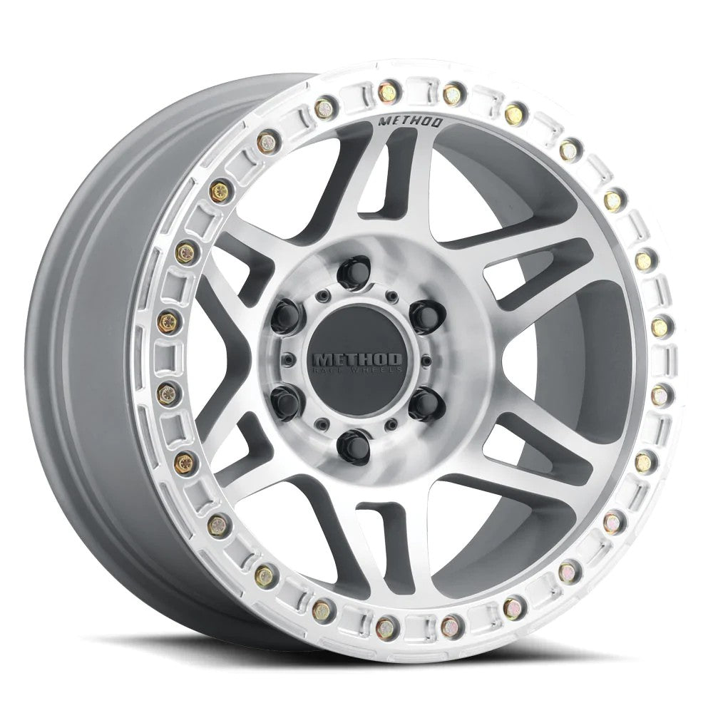 Method Wheels MR106 Beadlock Silver Machine – aspire MOTORING