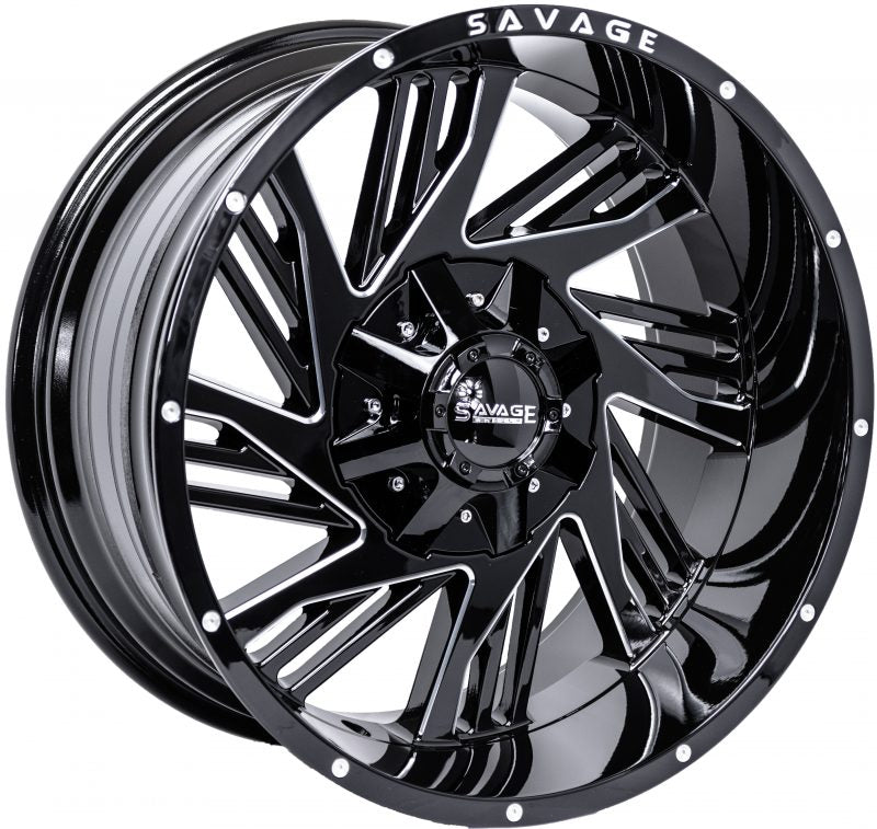 Savage Wheels SA03 Black Milled – aspire MOTORING