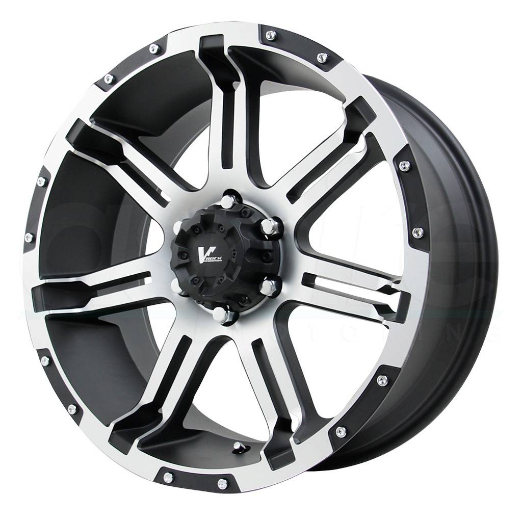 V-Rock Wheels VR1 Overdrive Matte Black Machined – aspire MOTORING