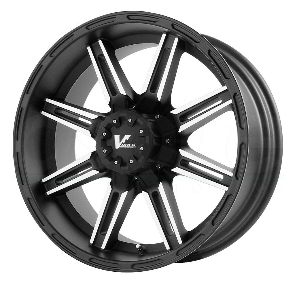 V-Rock Wheels VR7 Reactor Black Machined – aspire MOTORING