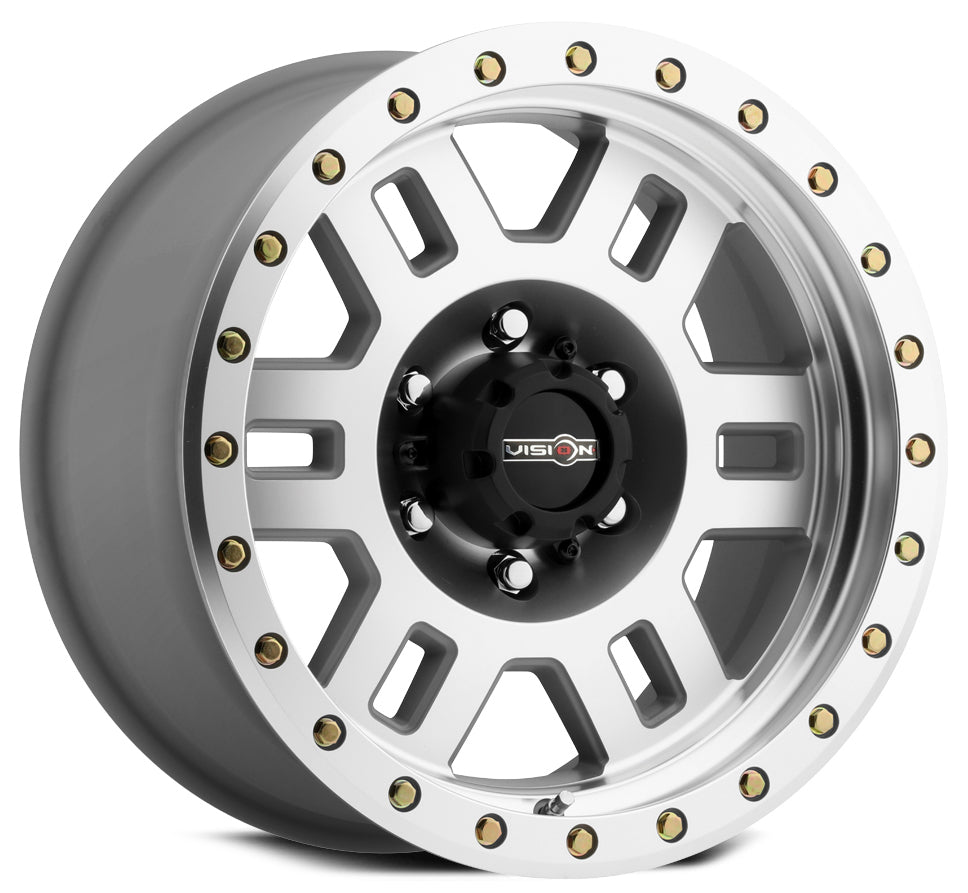 Vision Wheels 398 Manx Silver Machined – aspire MOTORING